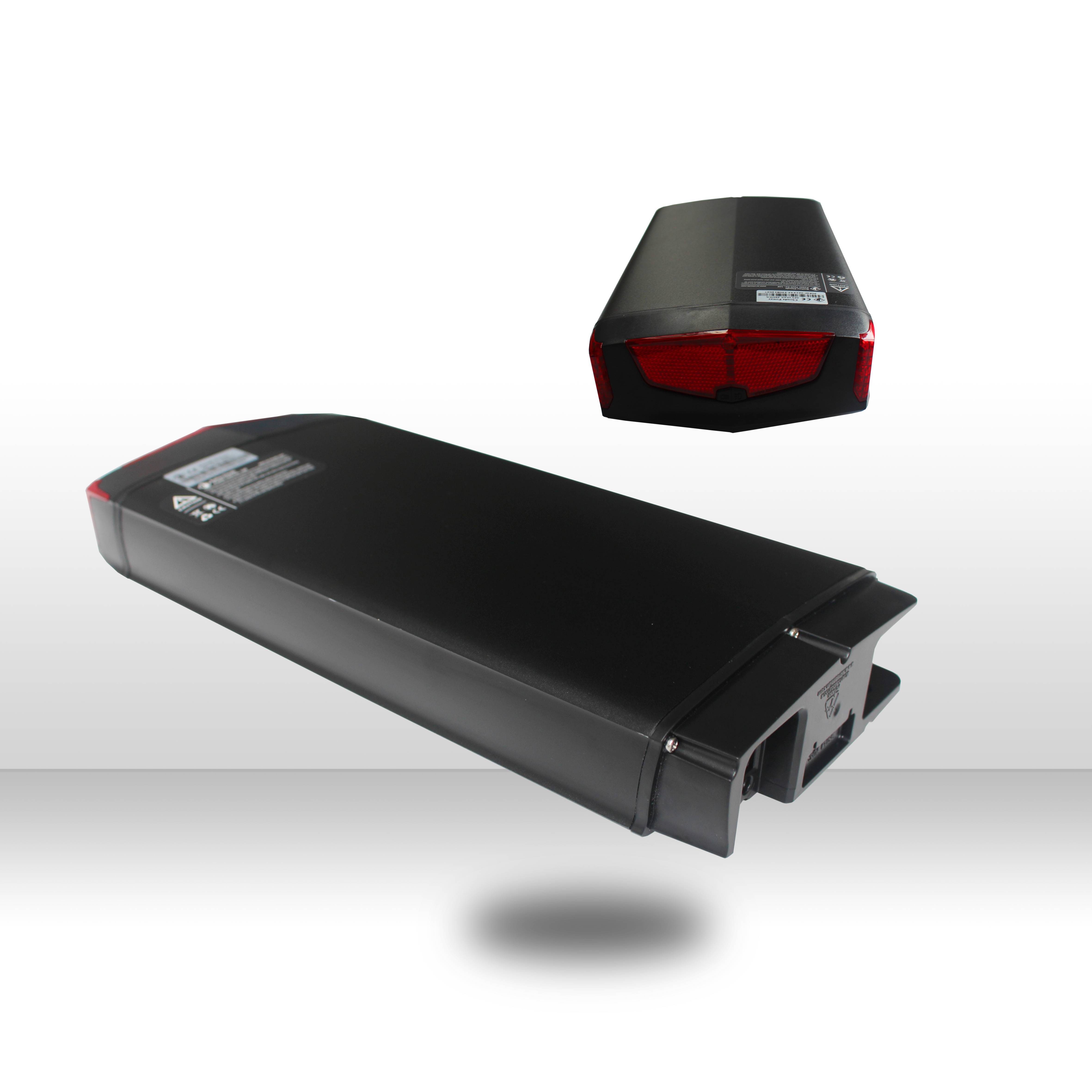 48V14Ah Brilliance Rear Rack Ebike Battery with LED Manufacturer Light ...