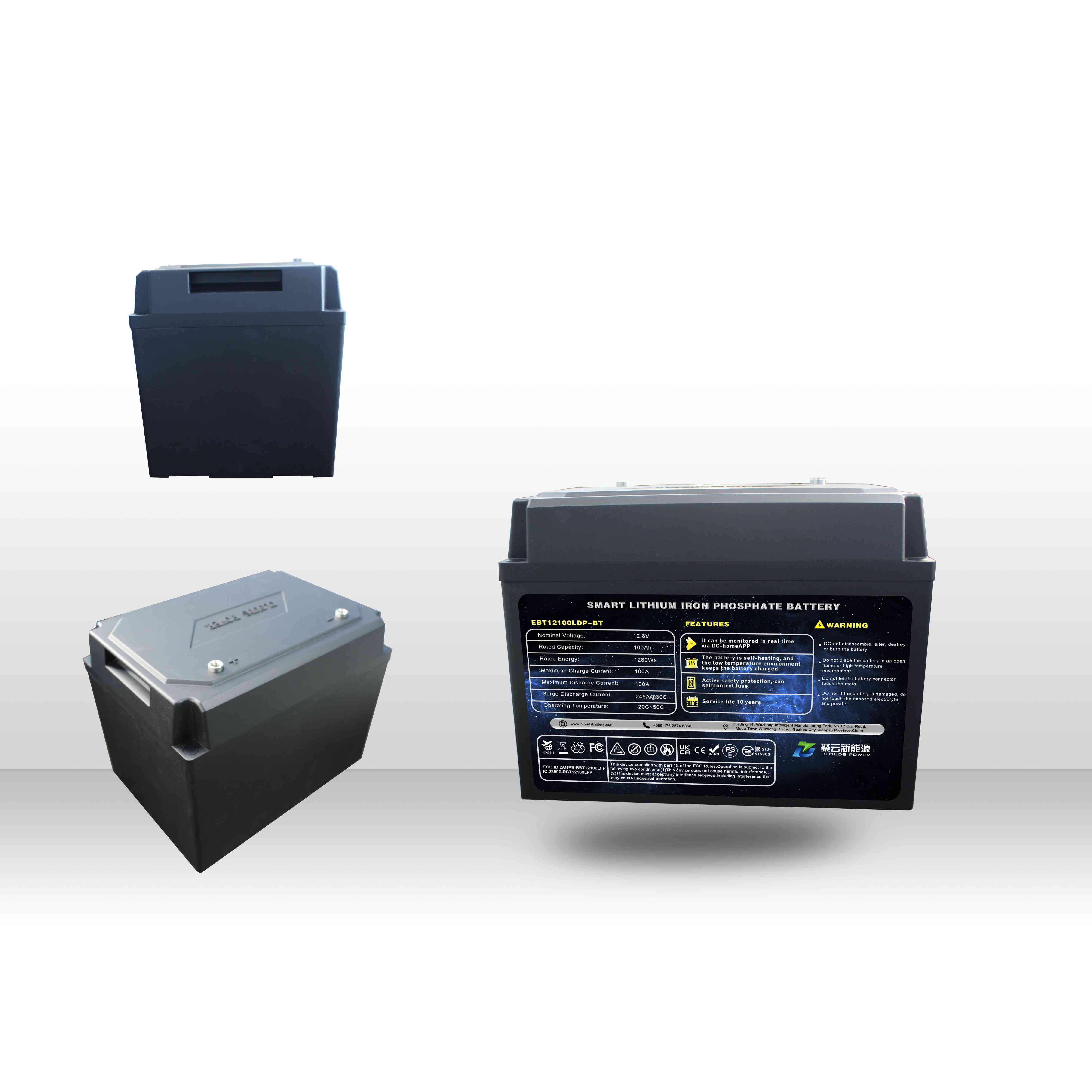 Lithium Ion Battery for solar manufacturer-Clouds Power